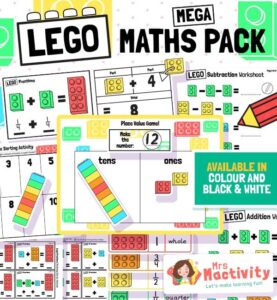 Lego Maths Bumper Resource Pack | Mrs Mactivity