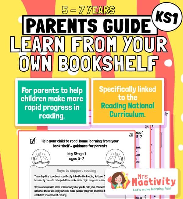 Help Your Child To Read At Home Age 5-7 | Mrs Mactivity