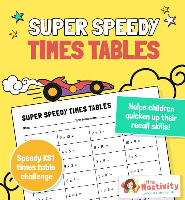 Super Speedy KS1 Times Table Practice Worksheet KS1 Timetable Worksheets Super Speedy KS1 Times Table Practice Worksheet KS1 Timetable Worksheets