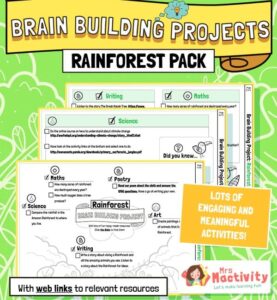 Rainforest Brain Building Activities | Mrs Mactivity