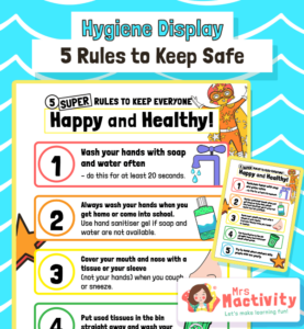 Happy Healthy Hygiene Poster | Mrs Mactivity