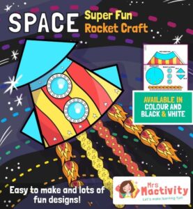 Space Rocket Paper Craft | EYFS And KS1 Space Resources