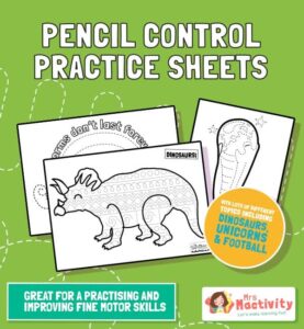 Pencil Control Pattern Practice Sheets | EYFS & KS1 Fine Motor Skills