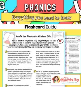 How To Use Phonics Flashcards With Your Child | Mrs Mactivity