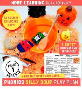 Home Learning Phase 1 (age 2-4) Phonics Silly Soup Play Activity | Mrs ...