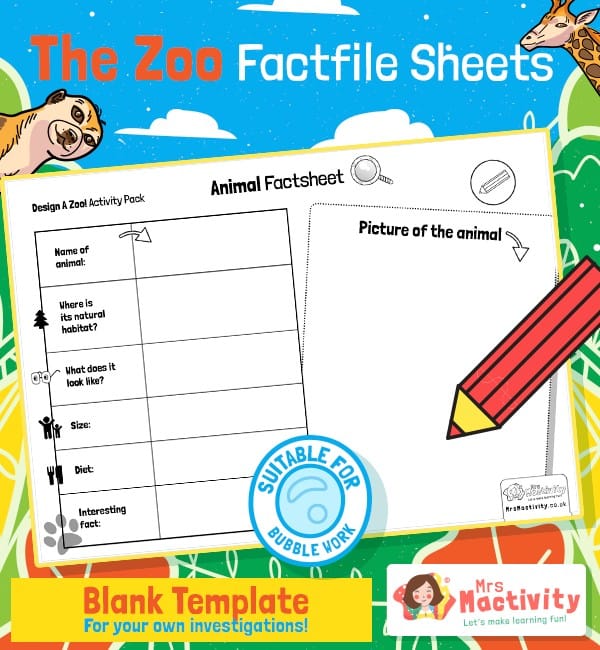 Animal Fact File Layout