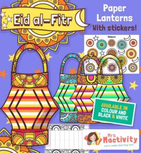 Eid Lantern Template | Mrs Mactivity