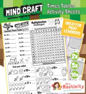 Mind-Craft KS1 (Age 5-7) Times Table Activity Booklet | Mrs Mactivity