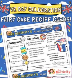 VE Day Celebration Fairy Cake Recipe – Primary History Activity