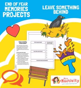 End Of Year Memories Project - Legacy Activity | KS1 & KS2 End Of Term ...
