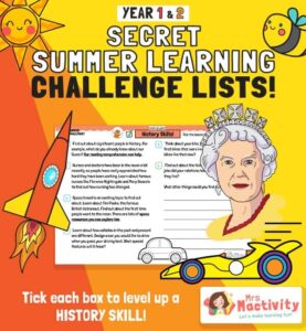 KS1 (Age 5-7) History Summer Catch-up Activities | KS1 Summer Learning