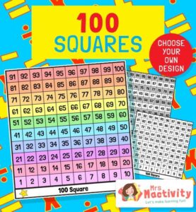 Number Square - Bottom Up | Mrs Mactivity