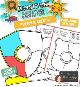 Personal Crest Transition Activity | EYFS KS1 KS2 Transition Resources