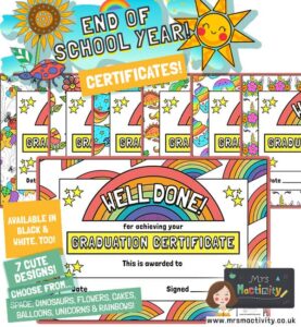 Pupil Certificates For Kids – Printable Classroom Awards For EYFS & KS1