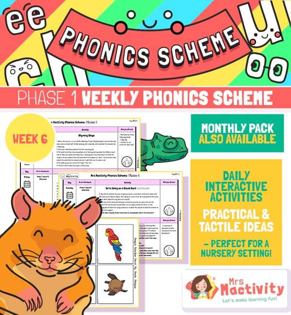 Phase 1 Phonics Resources | Mrs Mactivity