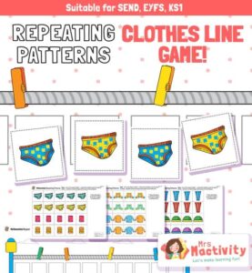 EYFS Repeating Patterns Game | Mrs Mactivity