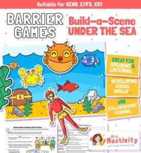 Under The Sea Barrier Game | Mrs Mactivity