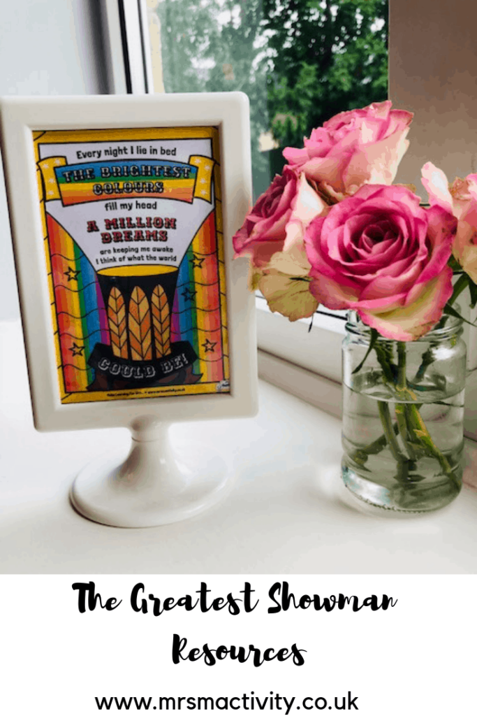 Greatest Showman Resources Printables Classroom EYFS KS1 KS2