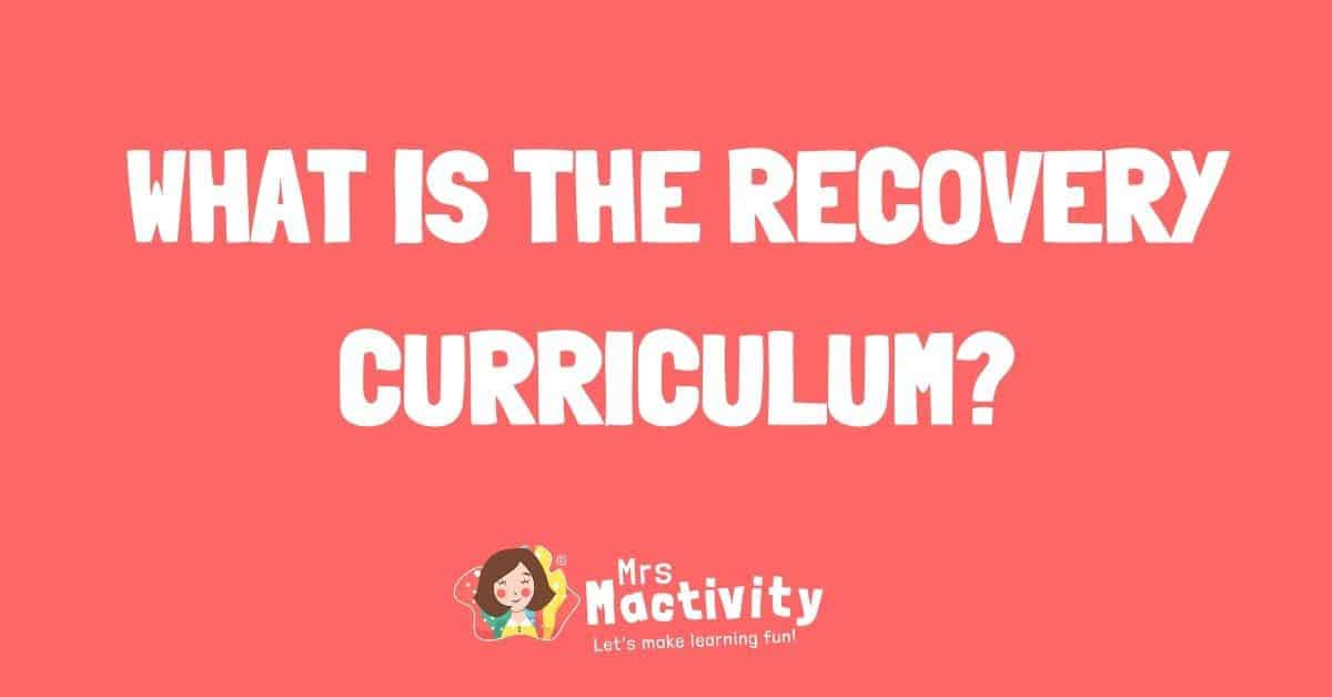 Free Recovery Curriculum Resources EYFS KS1 KS2