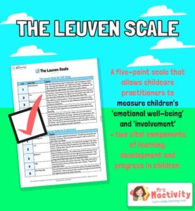 Leuven Scales Wellbeing And Involvement Checklist | Mrs Mactivity