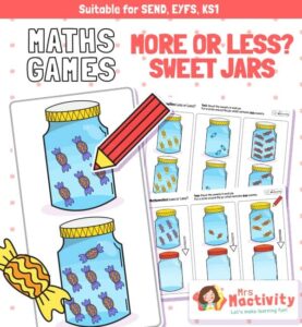 EYFS More Or Less Activity | Mrs Mactivity