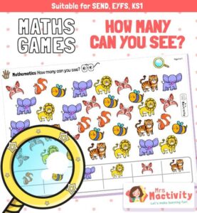 EYFS How Many Can You See Counting Activity - Animals | Mrs Mactivity