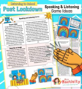 Post Lockdown Resources EYFS KS1 KS2 Kids Children Wellbeing