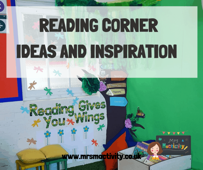 Free reading corner resources ideas tips EYFS KS1 KS2