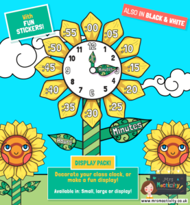 Interactive Digital/Analogue Display Clock | Mrs Mactivity