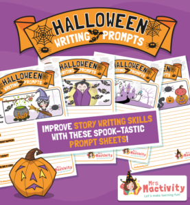 Halloween Writing Prompts Activity | Halloween EYFS And KS1 Resources