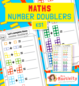 Doubling Worksheet Year 1 | Number Tiles Activity