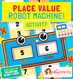 Place Value Robot Machine Activity | Mrs Mactivity