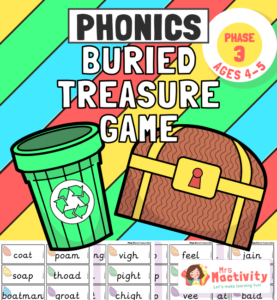 Phase 3 Buried Treasure Game | Mrs Mactivity