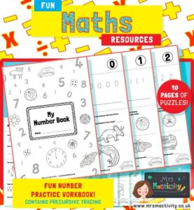 Number Practice Workbook 0-10 | Number Formation Resources