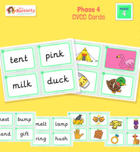 Phase 4 CVCC Word And Picture Cards | Phase 4 Phonics Resources