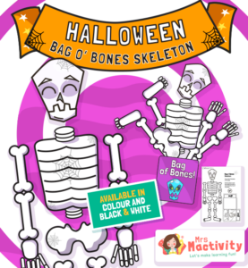 Halloween Bag O' Bones Skeleton | Mrs Mactivity