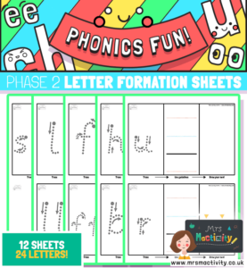 Phase 2 Letter Formation Resources Phase 2 Phonics Letter Formation ...