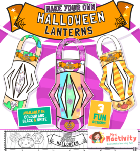 Halloween Lantern Template | Mrs Mactivity