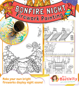 Bonfire Night Firework Painting Activity | EYFS And KS1 Fireworks Craft