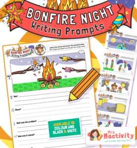 Bonfire Night Writing Prompts | EYFS And KS1 Bonfire Night Story Ideas
