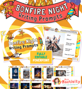 Bonfire Night Editable Writing Prompts | Bonfire Night Writing Resources