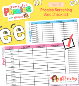 Phonics Screening Check – Mrs Mactivity