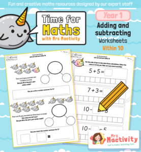 Adding And Subtracting Within 10 Worksheets | Year 1 Maths
