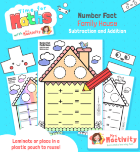 Number Facts Family House Activity | Year 1 Maths Resource
