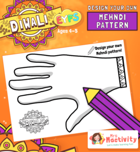Create Your Own Mehndi Pattern Activity | EYFS And KS1 Diwali Art Resource
