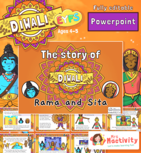 The Story Of Rama And Sita PowerPoint | Diwali Story For EYFS, KS1 And KS2