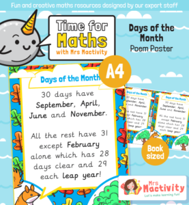 Months Of The Year Poem | Mrs Mactivity