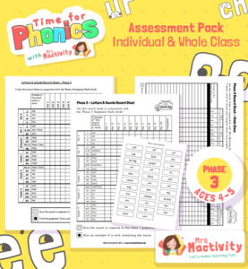 Phase 3 Phonics Assessment Pack | Mrs Mactivity