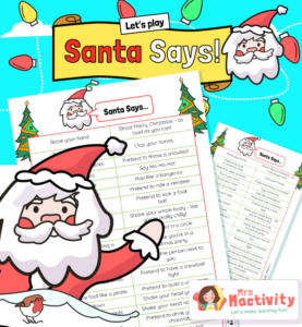 Christmas Santa Says Classroom Game | Christmas Resources EYFS KS1 KS2