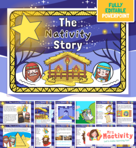 EYFS And KS1 The Christmas Story Nativity PowerPoint | Nativity Story ...
